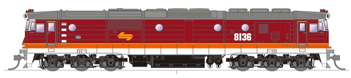 SDS Models 81 Class #8163 SRA Mk. II Candy Colours with DCC Sound ...