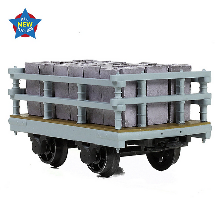 Bachmann NG7 73-027A Dinorwic Slate Wagon with Sides in Grey - with Sl ...