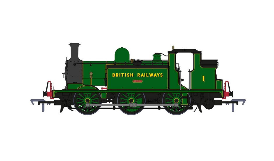 Rapido 936512 E1 Tank Locomotive No.1 ‘Medina’ - BR Green (IoW Conditi ...