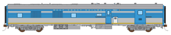 Auscision Models SPC-11 Power van WCR Blue/Grey PCO-2 — Branchline ...