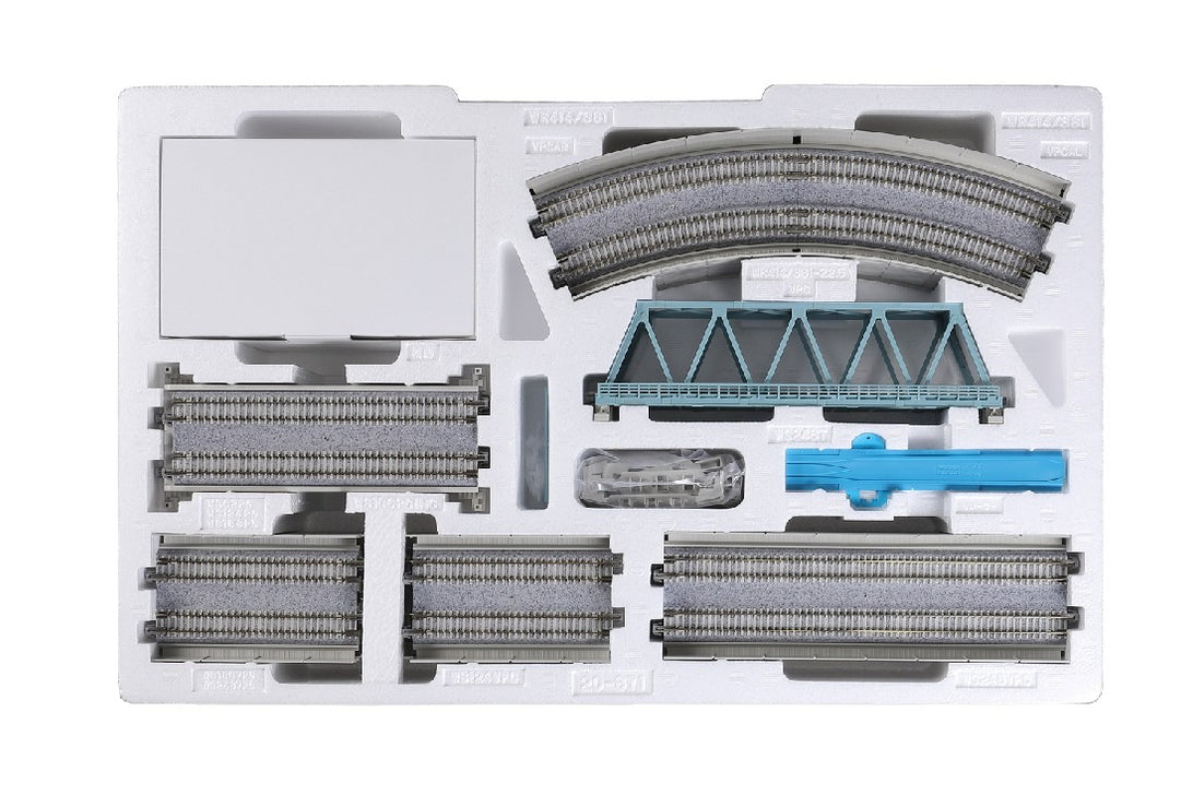 Kato 20-871-1 Unitrack Ramped Double Track Viaduct and Bridge Set V12 ...