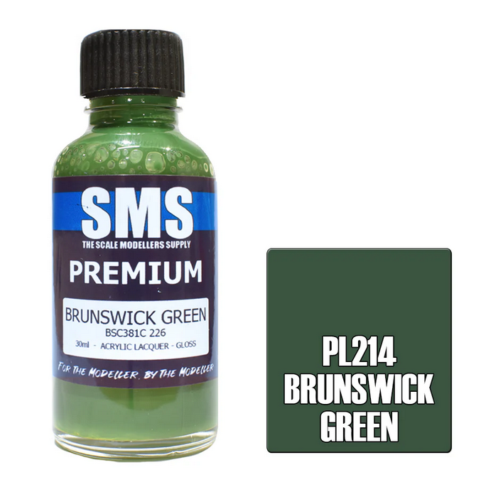 SMS PL214 Premium Laquer AUSTRALIAN RAIL - Brunswick Green (30ml ...