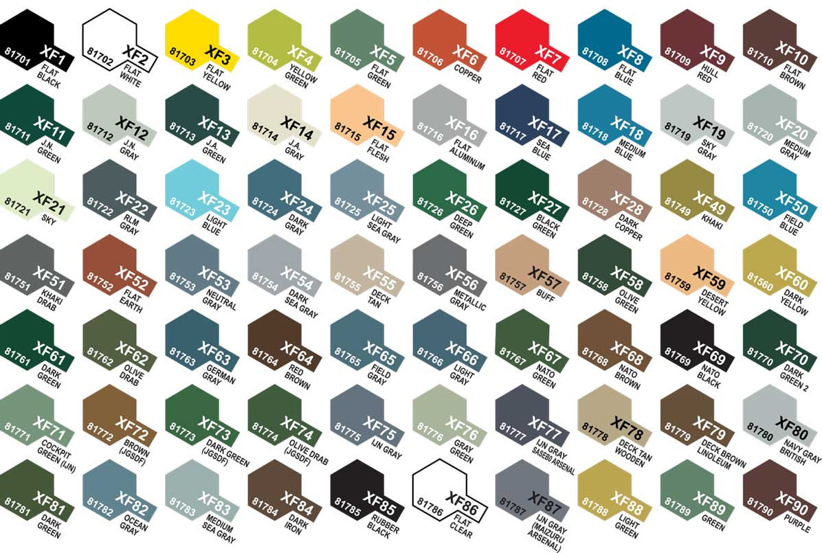 Tamiya Colour Acrylic Paint (10ml) — Branchline Hobby Shop