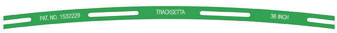TRACKSETTA NT36 N Gauge Track Template 36" (914mm) Radius — Branchline ...