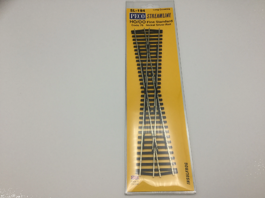 Peco SL-194 Crossing, Long, Code 75 — Branchline Hobby Shop