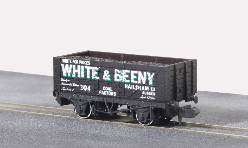 Peco NR-P103 7 Plank Coal Wagon White and Beeny — Branchline Hobby Shop