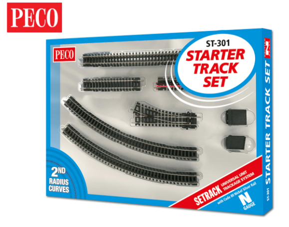 Peco ST-301 Starter Track Set 2nd Radius — Branchline Hobby Shop