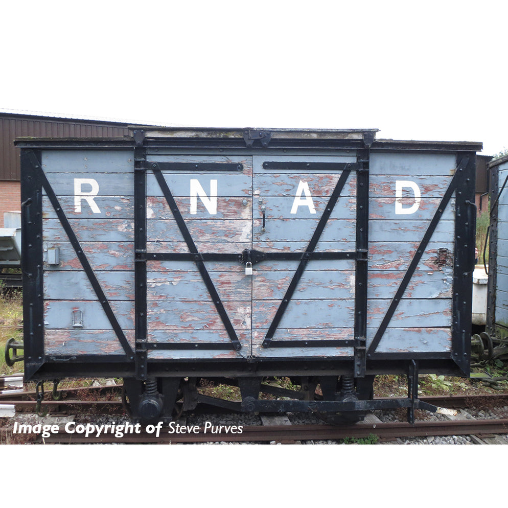 Bachmann Narrow Gauge 393-125 RNAD Van RNAD Grey — Branchline Hobby Shop