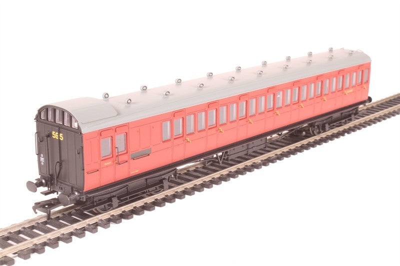 Branchline 39-622 ex-SE&CR Birdcage Brake 3rd Class Coach in BR Crimso ...