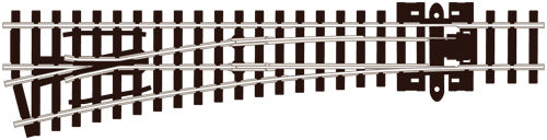 Peco SL-396 N Turnout, Medium Radius, Left Hand, Code 80 — Branchline ...