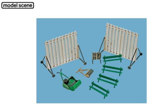 MODEL SCENE 5401 Cricket Ground Accessories (9pcs) — Branchline Hobby Shop